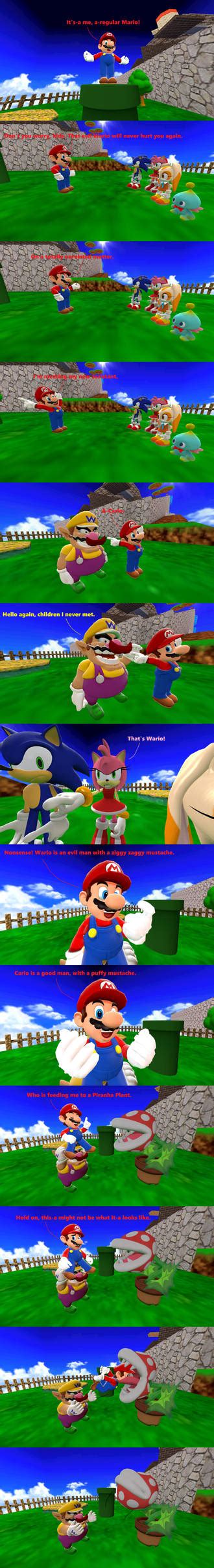 Sonic And Friends Meet Mario And Cario Gmod By Shuma Gorath246 On