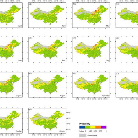 Drought Probability Risk Of Vegetation For The Particular NDVI Download Scientific Diagram
