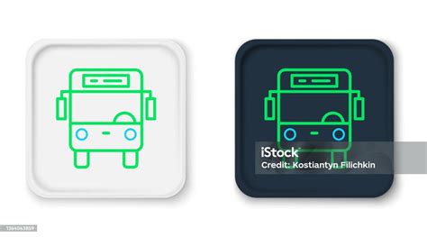 흰색 배경에 격리 된 라인 버스 아이콘 교통 개념 버스 투어 교통편 표지판 관광 또는 공공 차량 기호 다채로운 개요 개념 벡터 검은색에 대한 스톡 벡터 아트 및 기타 이미지