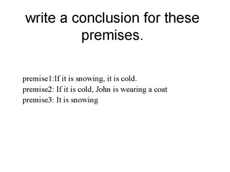 Logical Conclusion Definition And Examples At Terry Fitzpatrick Blog