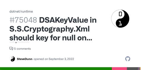 DSAKeyValue In S S Cryptography Xml Should Key For Null On Key Issue Dotnet