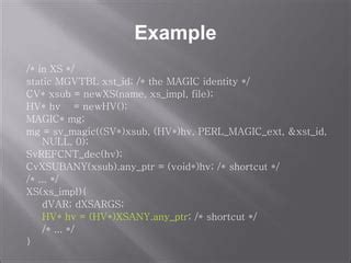 Introduction To Perl MAGIC PPT