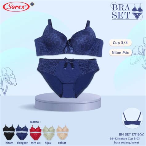 Jual BRA Dan CD BH Dan CELANA DALAM SOREX SET Shopee Indonesia