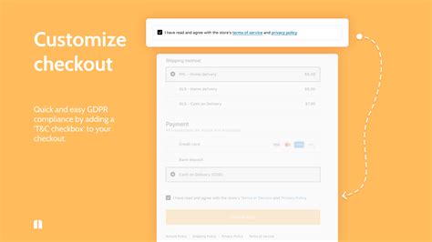 nexa ‑ checkout tandc checkbox gdpr ready terms and conditions checkbox