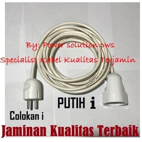 Jual Kabel Listrik Tambahan Extension Cm M Kabel Rol Colokan Kbl Grosir Paling Murah