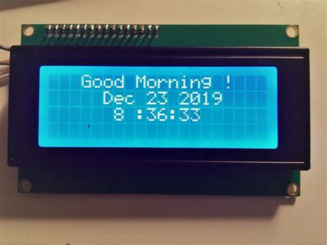 Simple Clock With RTC And LCD Hackster Io