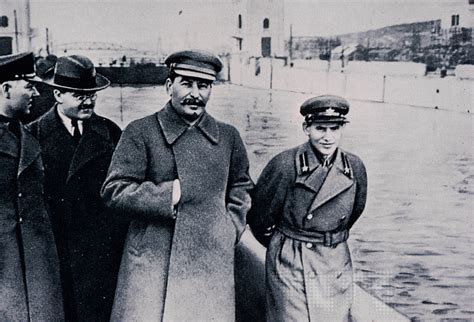 Kliment Voroshilov Vyacheslav Molotov Stalin And Nikolai Yezhov