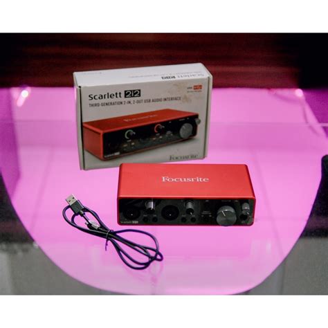 Jual Focusrite 2i2 3rd Gen Original Shopee Indonesia
