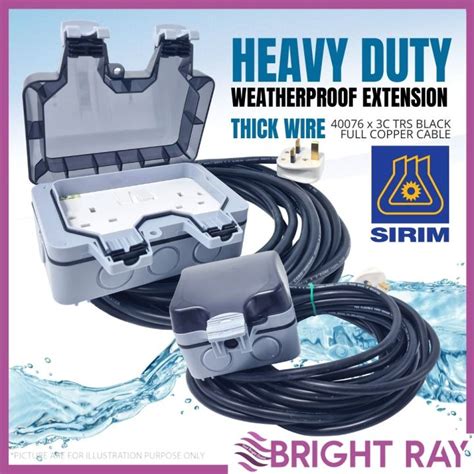 Heavy Duty Ip66 40076 X 3c Trs Cable Weatherproof Outdoor Trailing