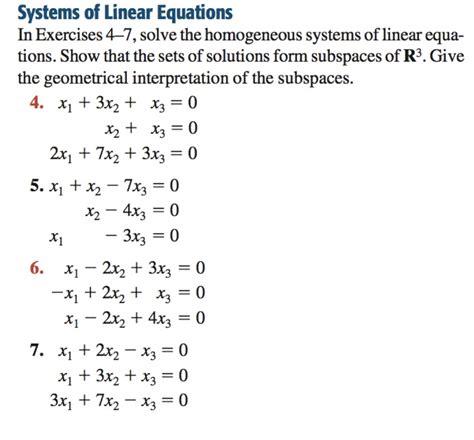 Solved Systems Of Linear Equations In Exercises Solve Chegg