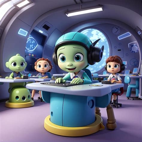 Premium Photo Alien Language Lab