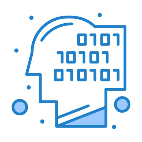 Binary Code Generic Blue Icon