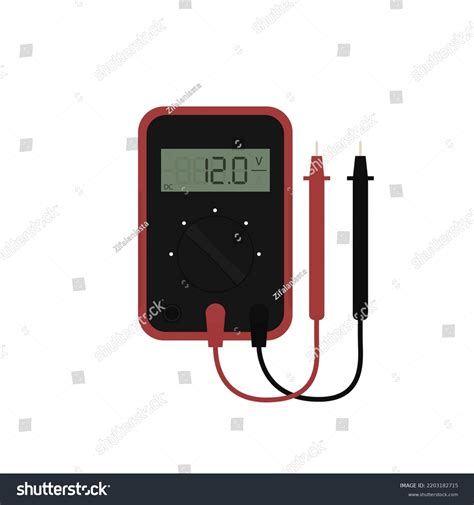 Digital Multimeter Vector Flat Design Isolated Stock Vector Royalty Free 2203182715 Shutterstock