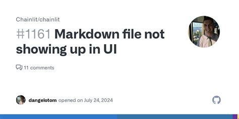 Markdown File Not Showing Up In Ui · Issue 1161 · Chainlitchainlit
