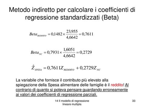 Ppt La Regressione Lineare Multipla Powerpoint Presentation Free