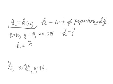 solved suppose that z varies jointly with x and y first find the