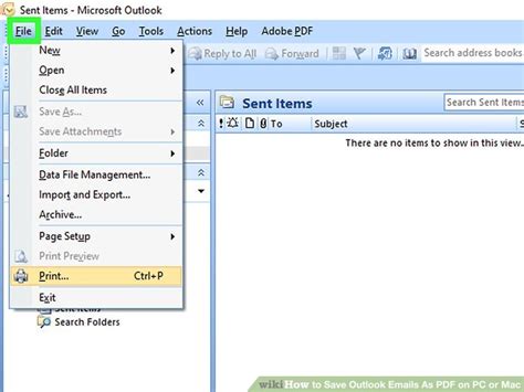 How To Save Outlook Emails As PDF On PC Or Mac With Pictures