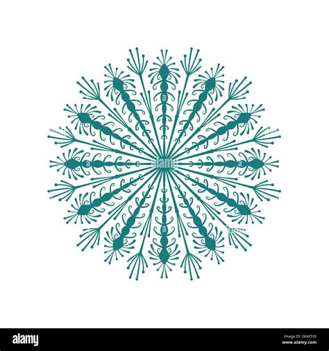 Ornamental Lacy Snowflake Graphic Design Element Vector Illustration Stock Vector Image And Art