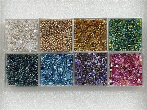 Assorted Seed Bead Mix 15g Of Variety Bulk Beads For Crafts And Jewelry