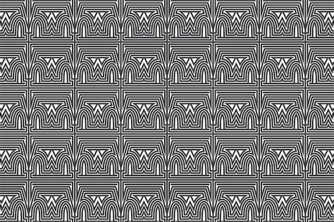 Premium Vector Abstract Seamless Geometric Shape Lines Pattern