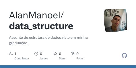 Github Alanmanoel Data Structure Assunto De Estrutura De Dados Visto Em Minha Gradua O