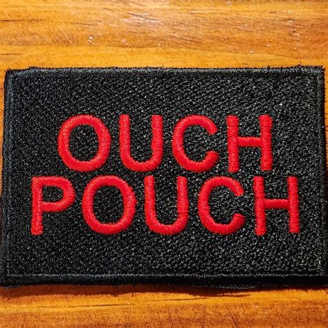 Ouch Pouch Velcro Patch Etsy