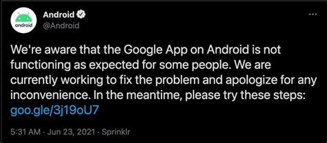 Google App Crashing A New Update Seems To Be The Culprit