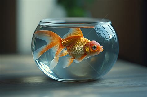 유리 어항 속 금붕어 사진 무료 다운로드 Lovepik
