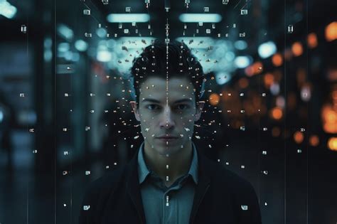 Premium Ai Image Automated Face Detection Analyze Face Recognition