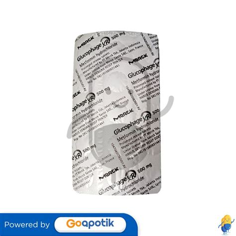 Jual Glucophage Xr 500 Mg Strip 15 Tablet Diabetes Shopee Indonesia