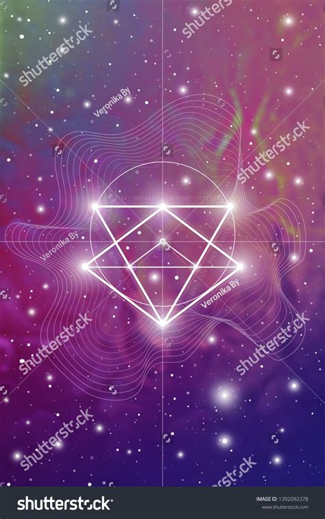 Sacred Geometry Design Template Golden Ratio Stock Vector Royalty Free 1392092378 Shutterstock