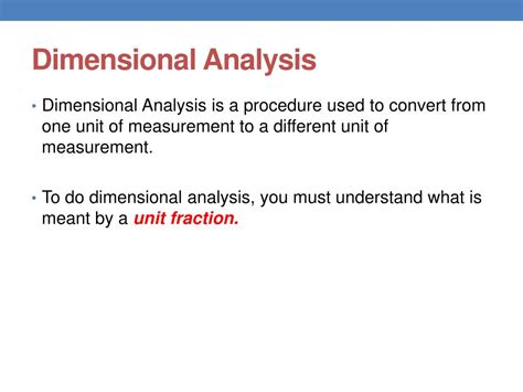 Ppt Dimensional Analysis Powerpoint Presentation Free Download Id