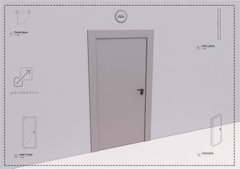 Parametric N Conventional Door N Revit RevitImport