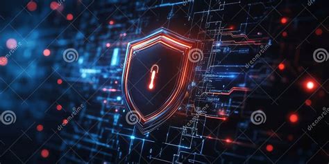 Understanding Cyber Security And Data Protection In The Modern Digital Age Landscape Stock Image