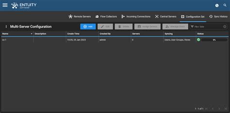 introduction to server configuration sets entuity