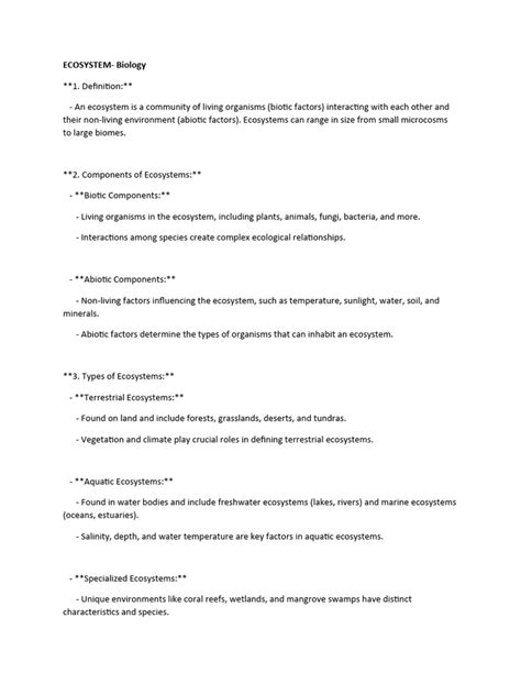 Ecosystem Pdf Ecosystem Food Web
