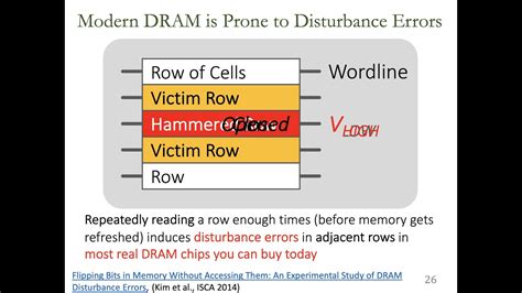 Onur Mutlu Perugia Summer School Memory Systems Part 2 Rowhammer