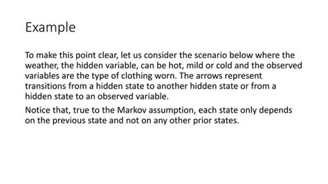hidden markov model pptx physics science