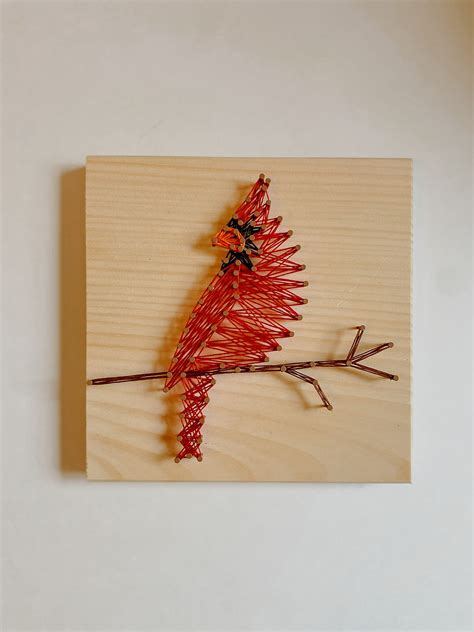 Cardinal String Art Kit Large Knot Really Art