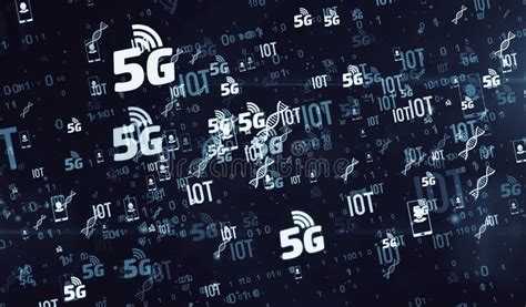 5g Symbols Digital Background Stock Illustration Illustration Of Future Technology 175456956