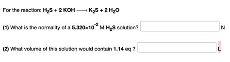 Solved Give The Number Of Equivalents Of Acid And Base Per
