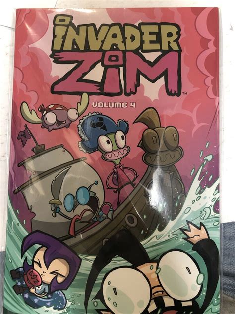 Invader Zim Vol 4 2017 Oni Press Tpb Sc Jhonen Vasquez Comic Books