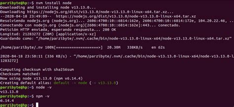 Instalar Node Y Npm En Ubuntu Con Nvm Parzibytes Blog