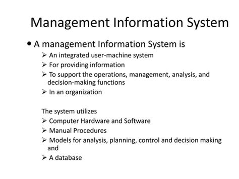 Management Information System Ppt Pptx Operating Systems Computer Software And Applications