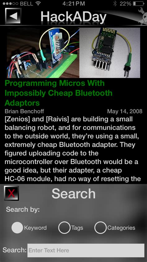 Hackaday App