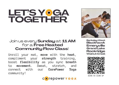Corepower Yoga Rockridge Looking For Something To Do On Your Sundays