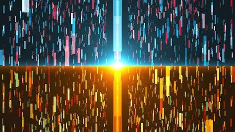 Premium Photo Abstract Digital Lines Computer Generated D Render