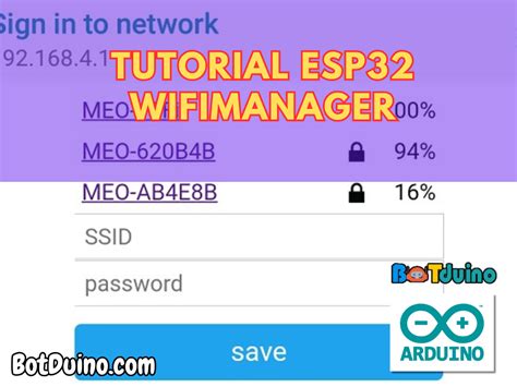 Tutorial Esp32 Setting Wifi Menggunakan Web Server Wifimanager