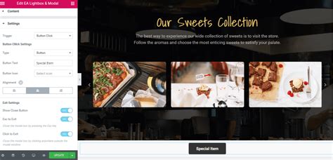 Lightbox Modal Essential Addons For Elementor