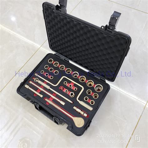 Non Sparking Socket Sets 1 2 Drive 32 Pcs Al Br Be Cu Non Sparking Tools And Non Sparking